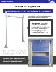 High performance vinyl doors - Improve efficiency at your facility with ...