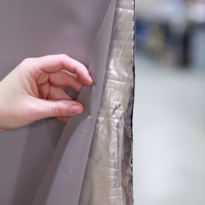 Noise Control Sound Curtain Wall Systems by Goff's Enterprises