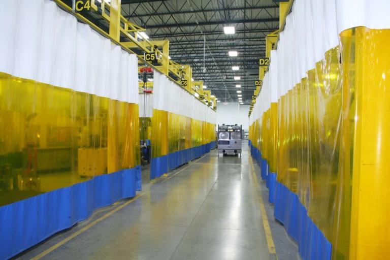 Welding Safety Screens - Portable Shop Welding Visual Barrier