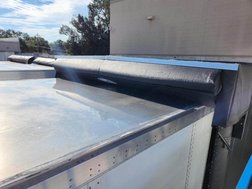 Protect with Weather Wall Loading Dock Header Seals