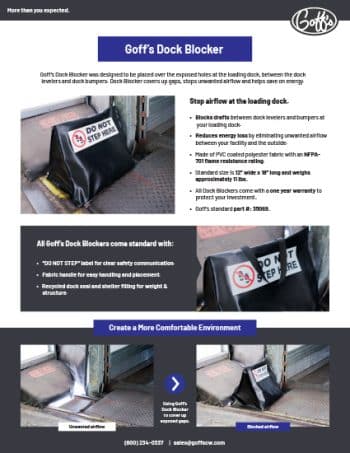 Dock Seals and Shelters for the loading dock