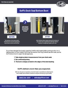 Dock Seals and Shelters for the loading dock